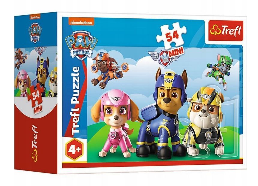 Puzzle 54 mini PSI PATROL Skye, Chase, Rubble - Hurtownia Biały