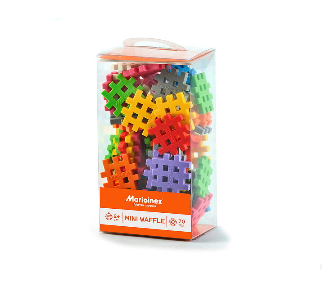Klocki MINI WAFLE zestaw podstawowy 70el - Hurtownia Biały
